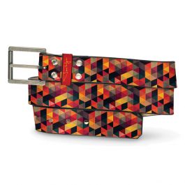 Triangle Leather Belt